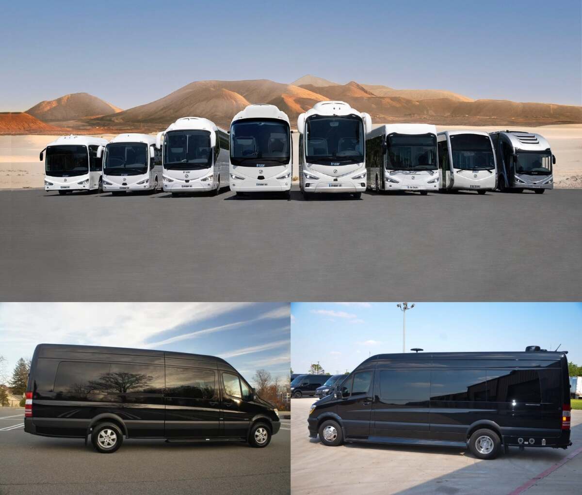 Bus rental Morocco - Vans and minibus hire with driver