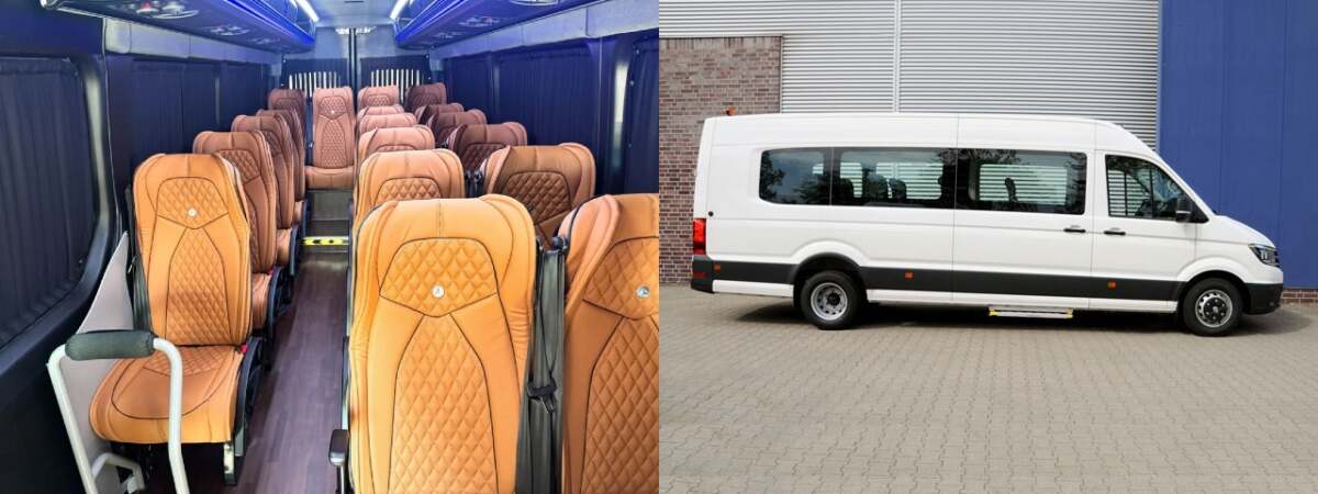 Bus rental Morocco - Vans and minibus hire with driver